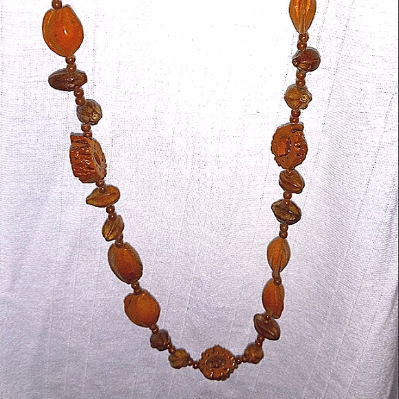 Unbranded | Jewelry | Vintage Wood Nut 44 Necklace Must See | Poshmark